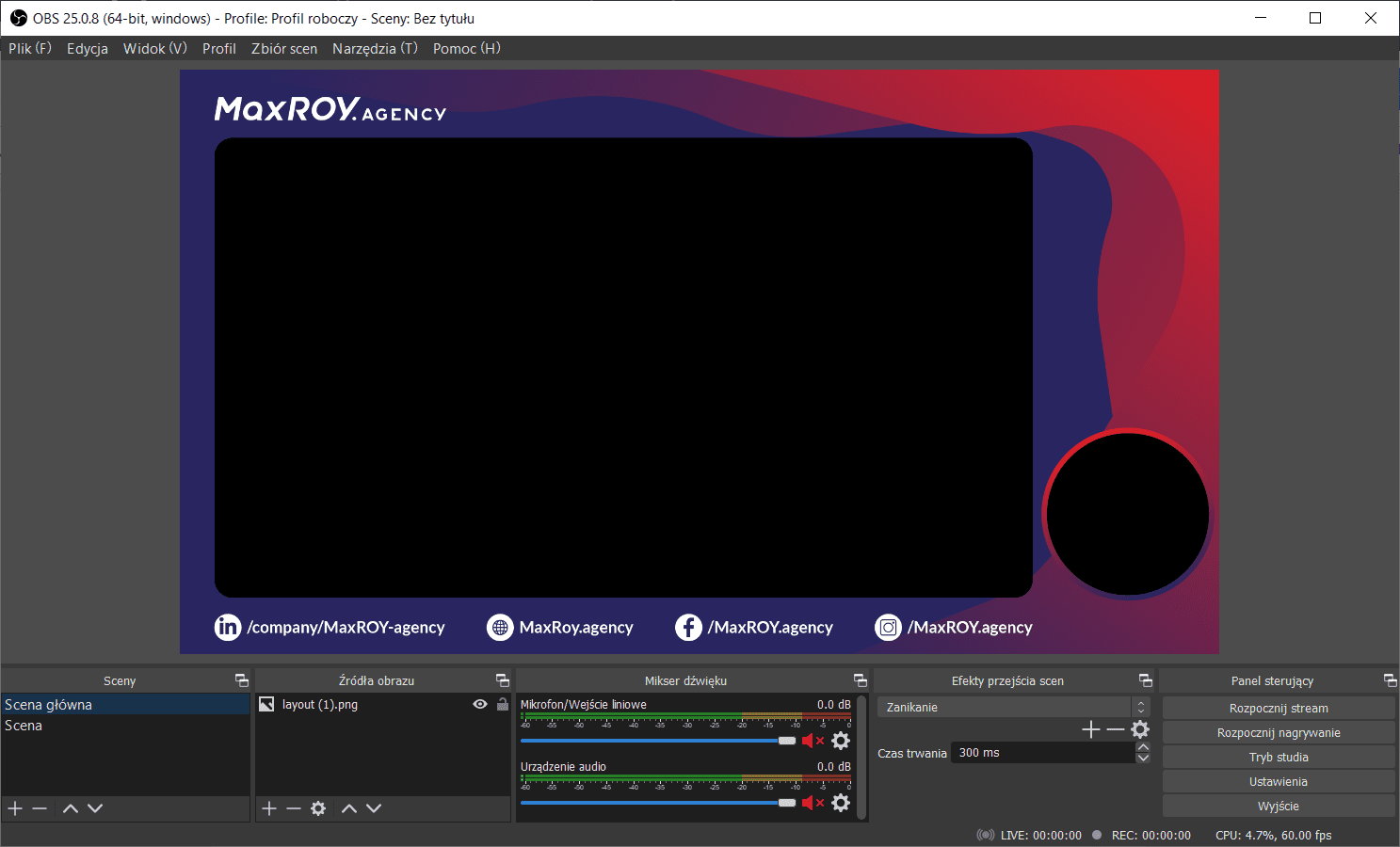 → Jak skonfigurować OBS Studio do nagrywania materiałów?
